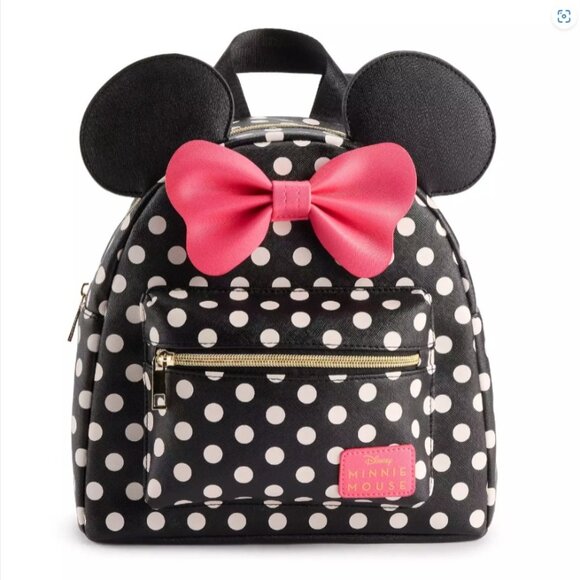 Bioworld | Bags | Disneys Minnie Mouse Polka Dot Print Mini Backpack ...